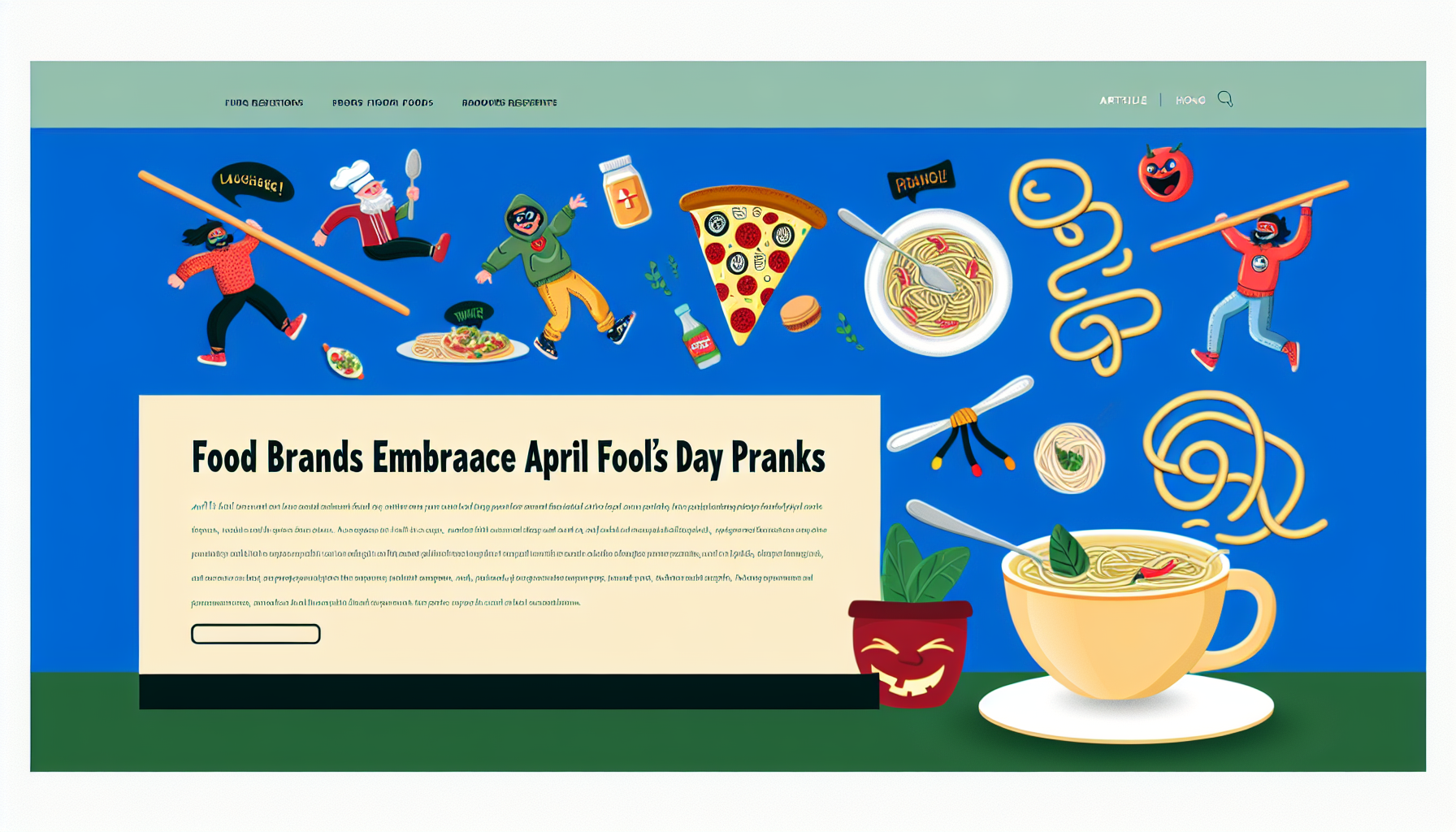 Food Brands Embrace Humor with April Fool's Day Pranks - Dr. Matthew Lynch