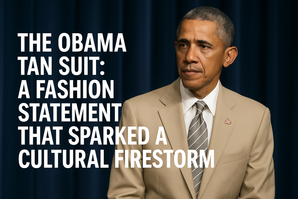 The Obama Tan Suit: A Fashion Statement That Sparked a Cultural ...